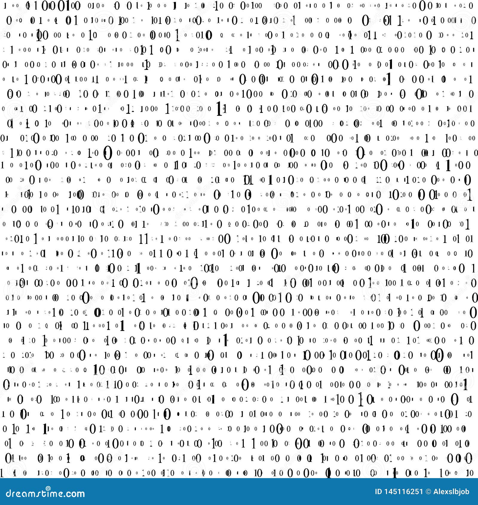 Abstract Matrix Background Binary Computer Code Coding Hacker Concept Vector Background