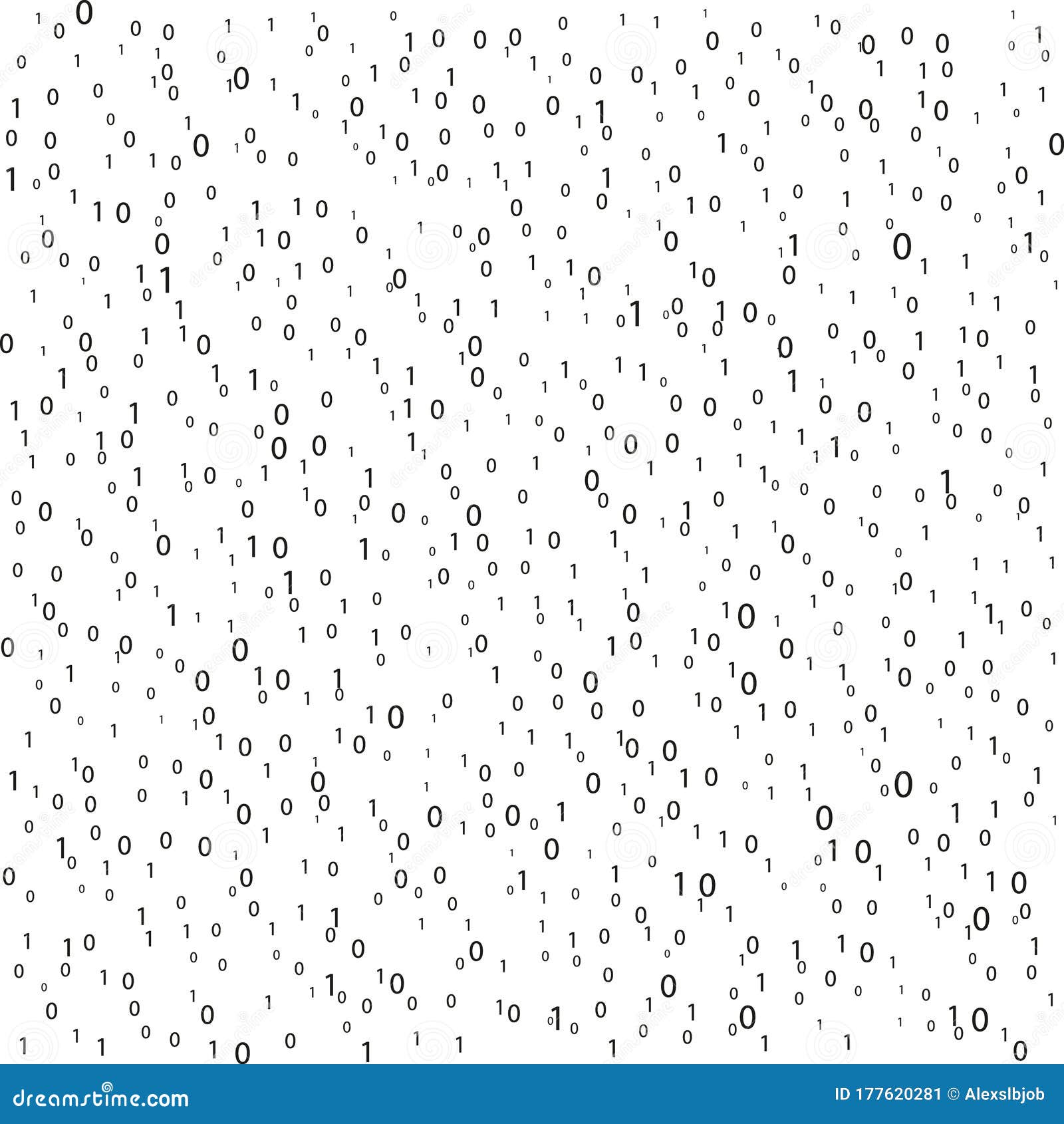Abstract Matrix Background Binary Computer Code Coding Hacker Concept Vector Background
