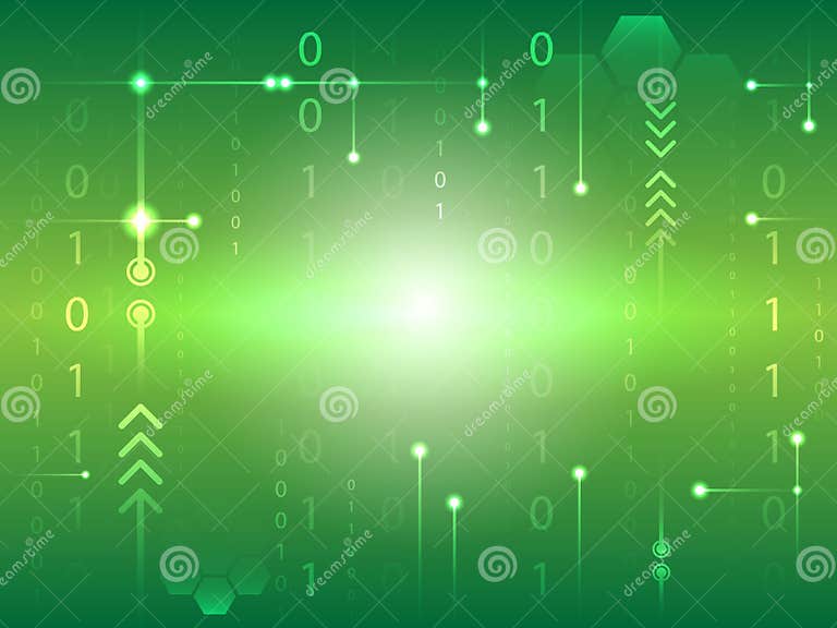 Abstract matrix background stock vector. Illustration of electronic ...