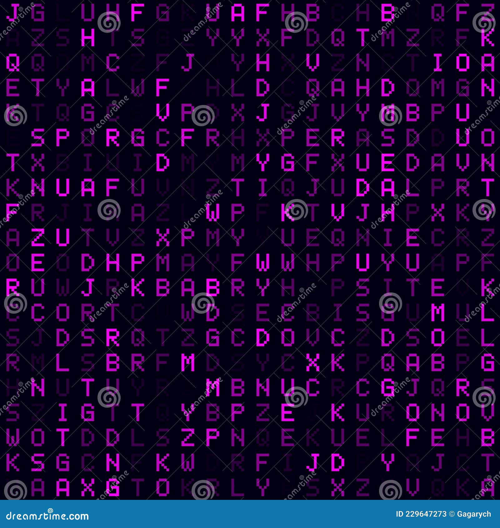 Abstract Matrix Background. Stock Vector - Illustration of infographics ...