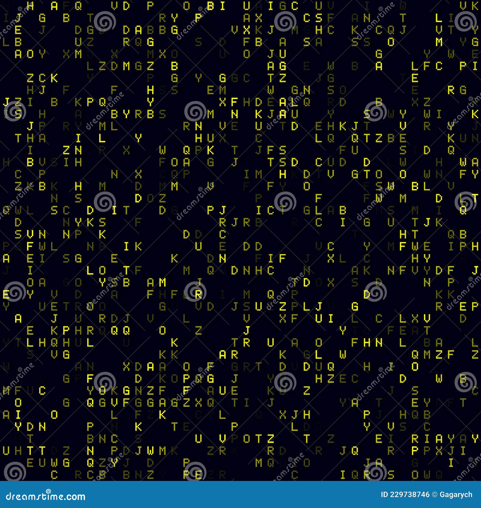 Abstract Matrix Background. Stock Vector - Illustration of computer ...