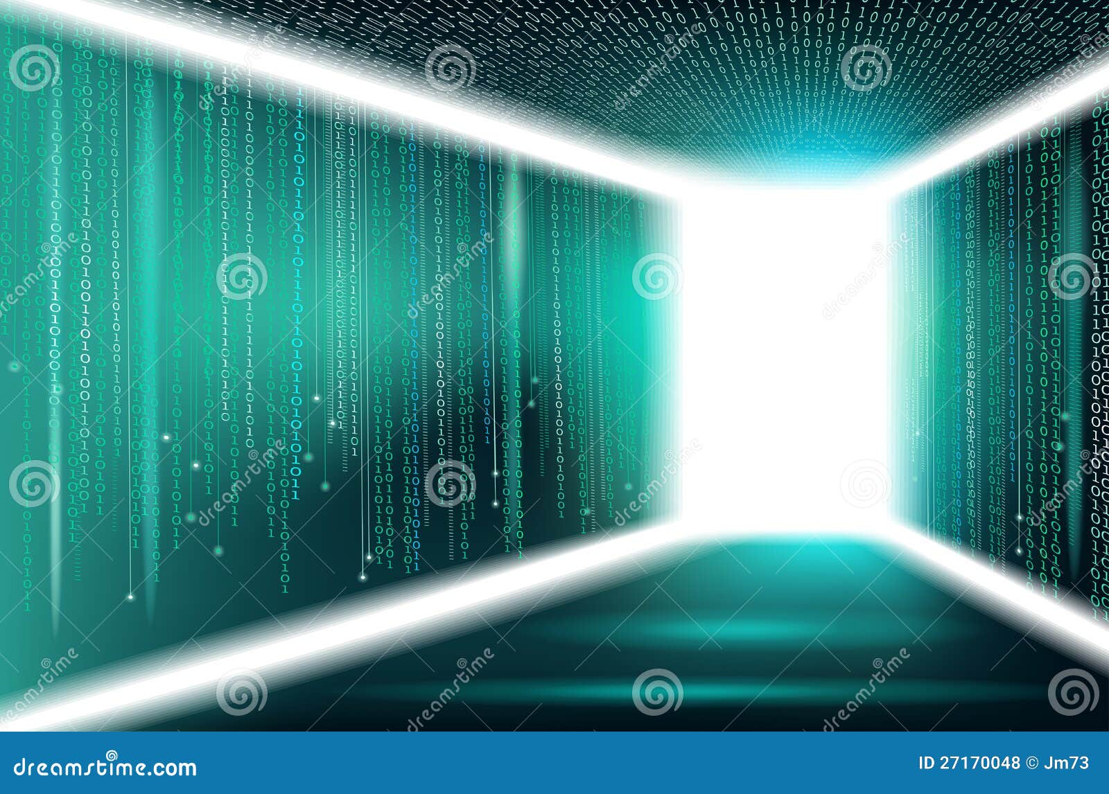 Abstract matrix concept stock vector. Illustration of world - 27170048