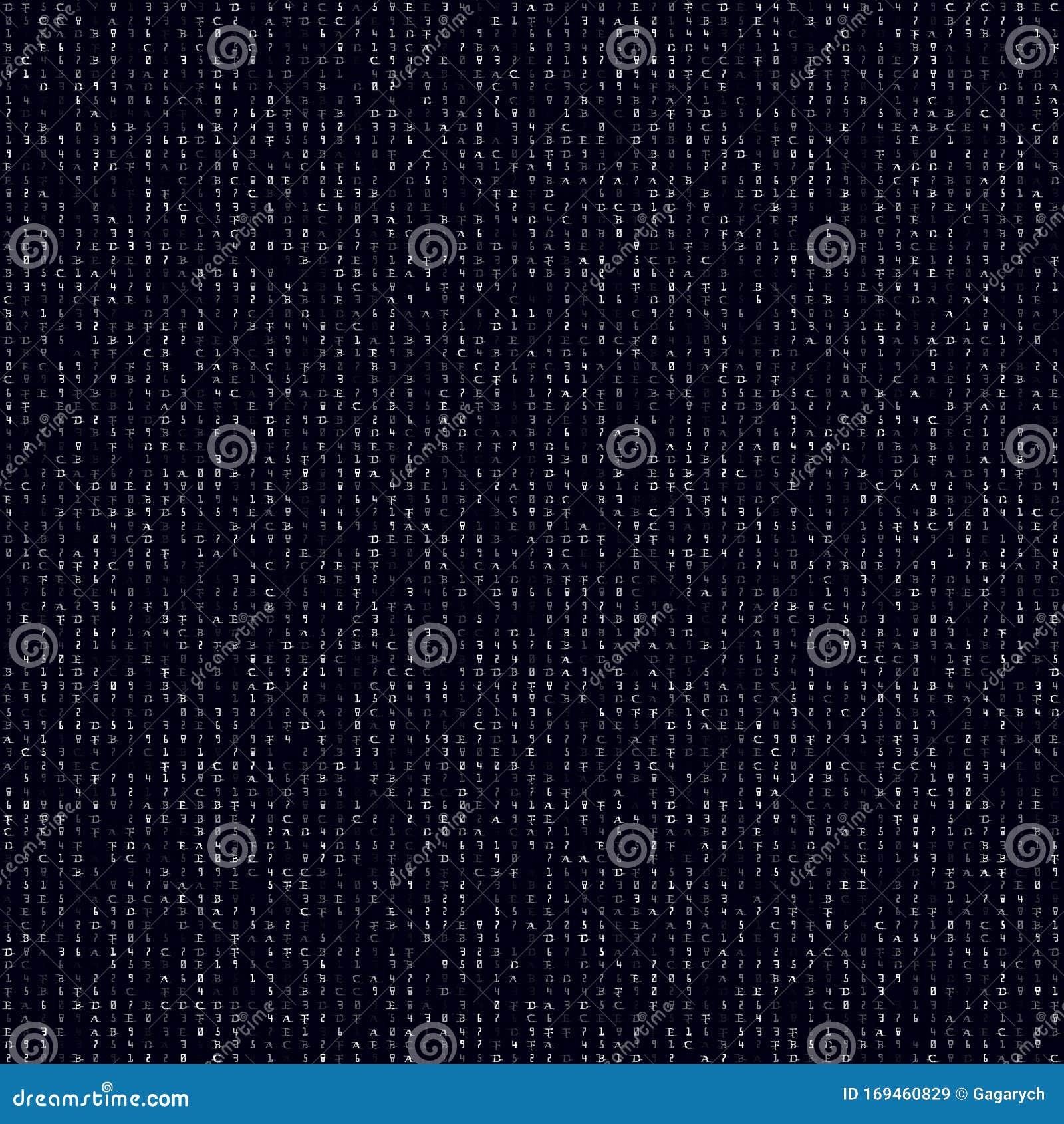 Abstract Matrix Pattern. stock vector. Illustration of cyberspace ...