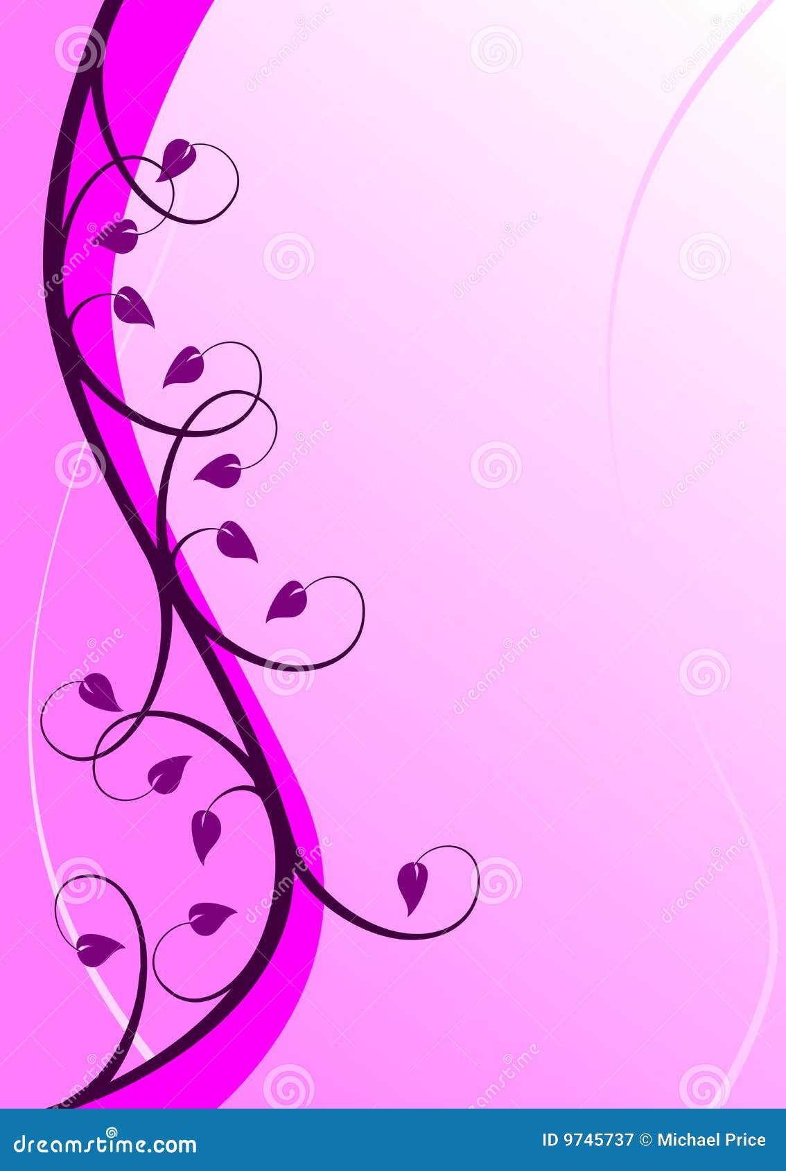 Abstract Mauve Floral Background Stock Vector - Illustration of ...