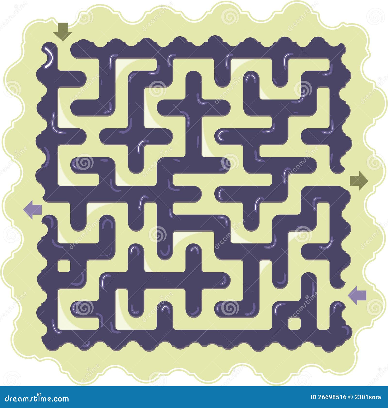 Abstract maze stock vector. Illustration of isolated - 26698516