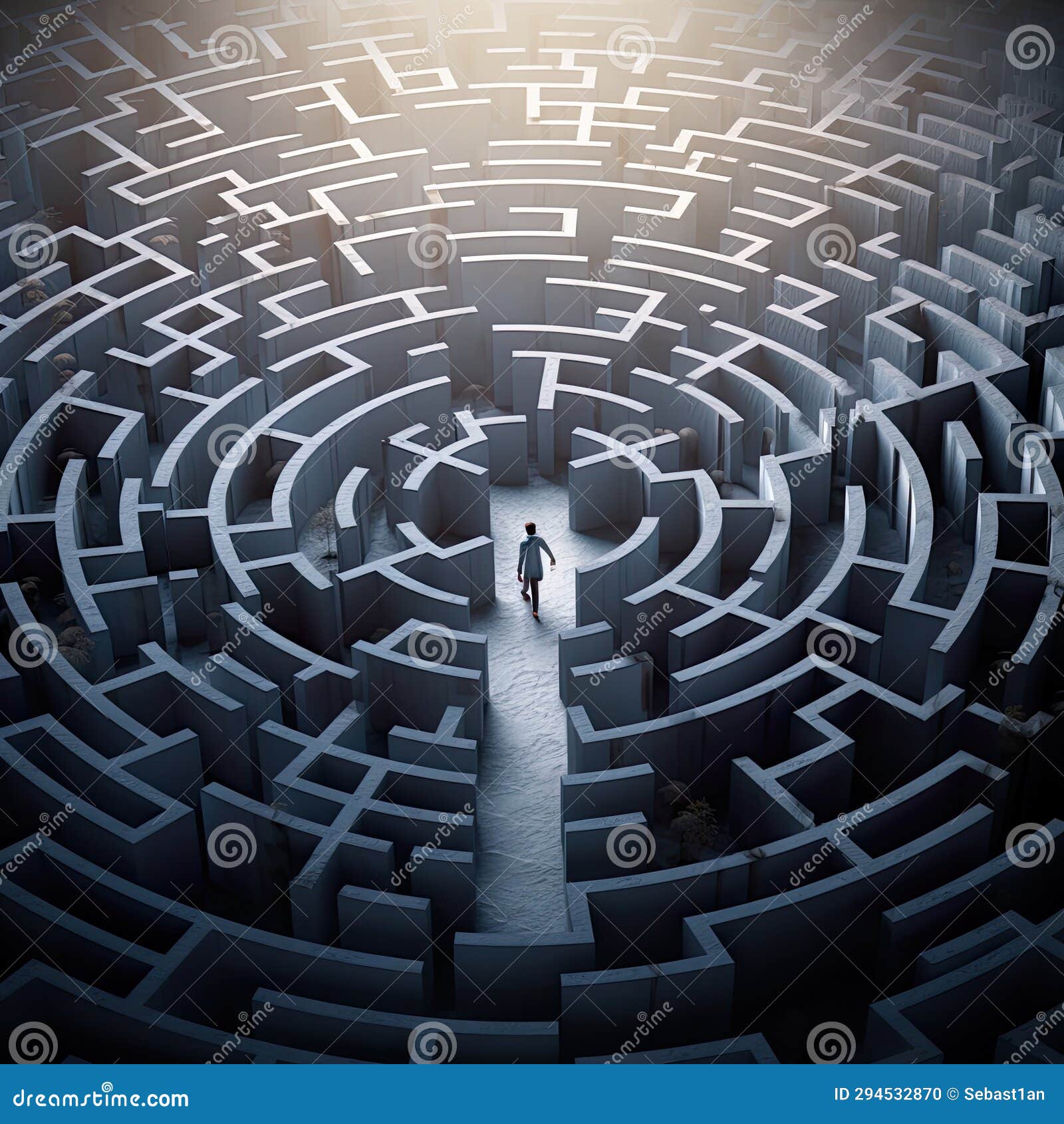 Abstract Maze is a Captivating Work of Art Characterized by Intricate ...