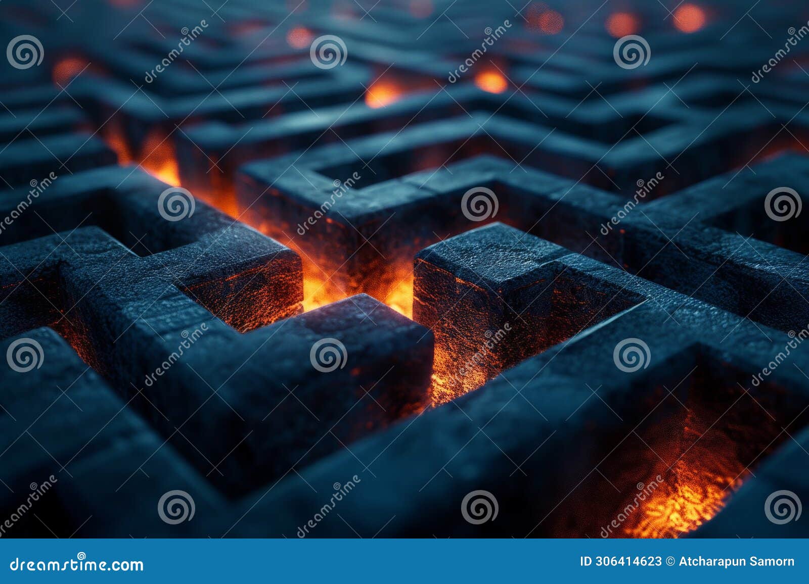 Abstract Maze Labyrinth Wallpaper, Black Labyrinth Background Stock ...