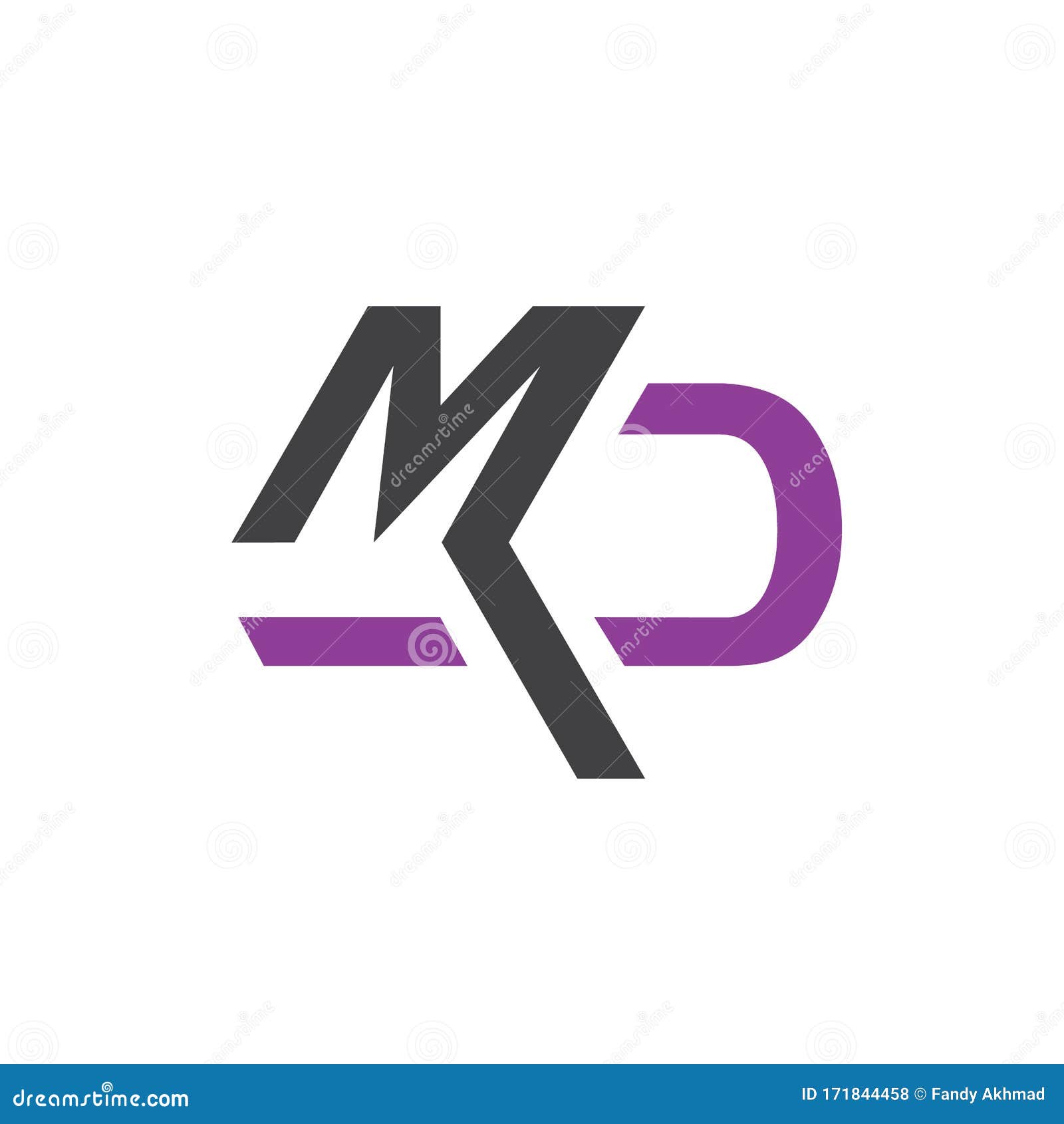 Abstract MD Logo Initial D & M Letter Graphic Concept Vector Icon ...