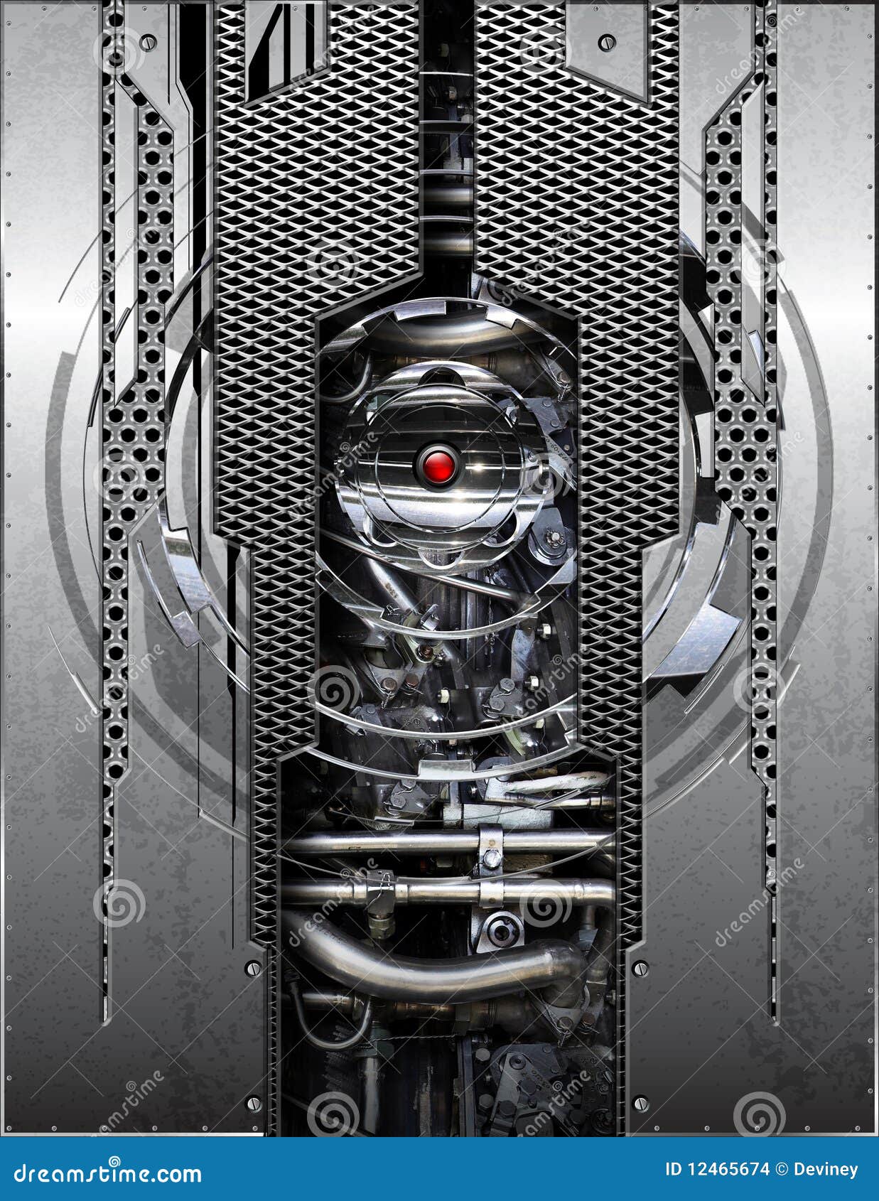 Abstract Mechanical Background Stock Illustration - Illustration of ...