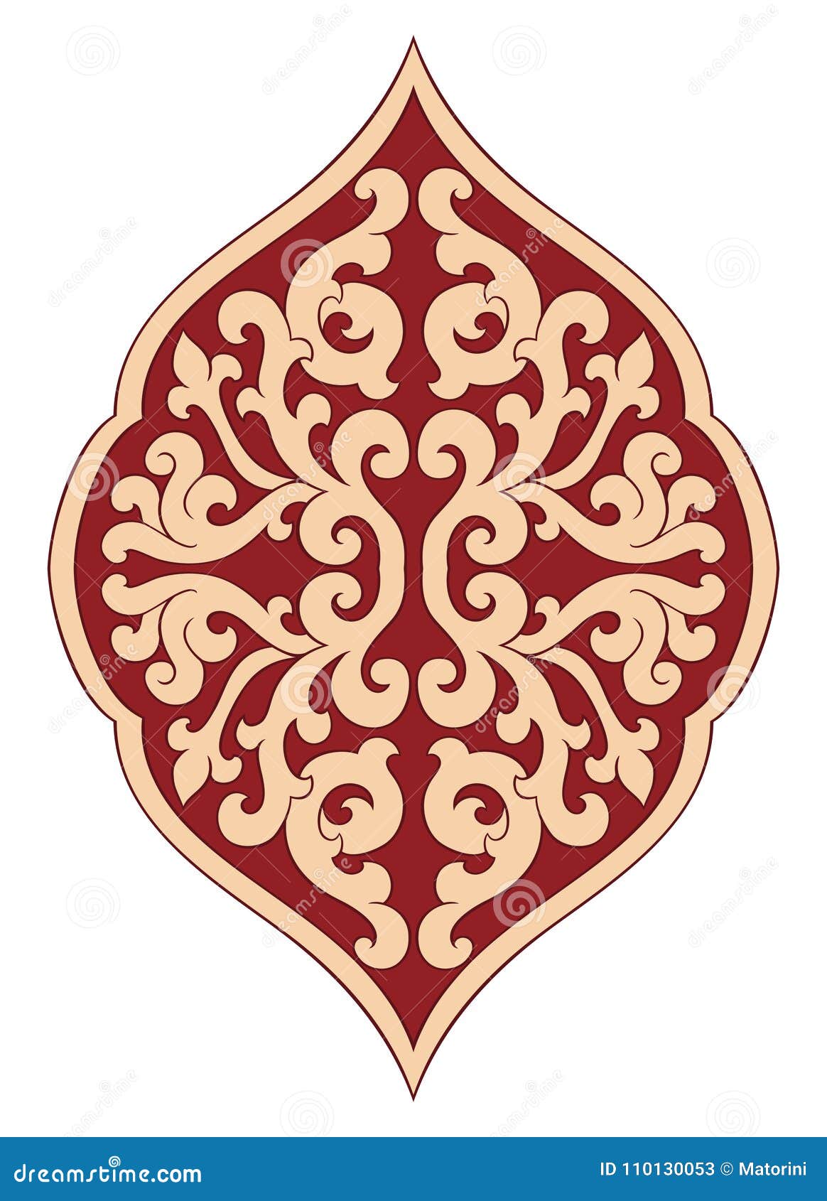 Abstract Medallion for Design. Stock Vector - Illustration of colour ...