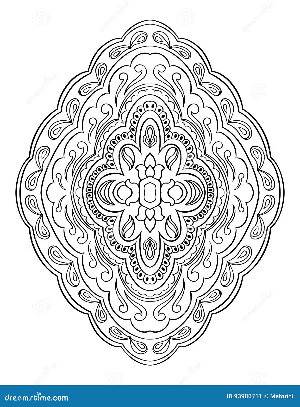 Abstract Medallion for Design. Stock Vector - Illustration of medallion ...