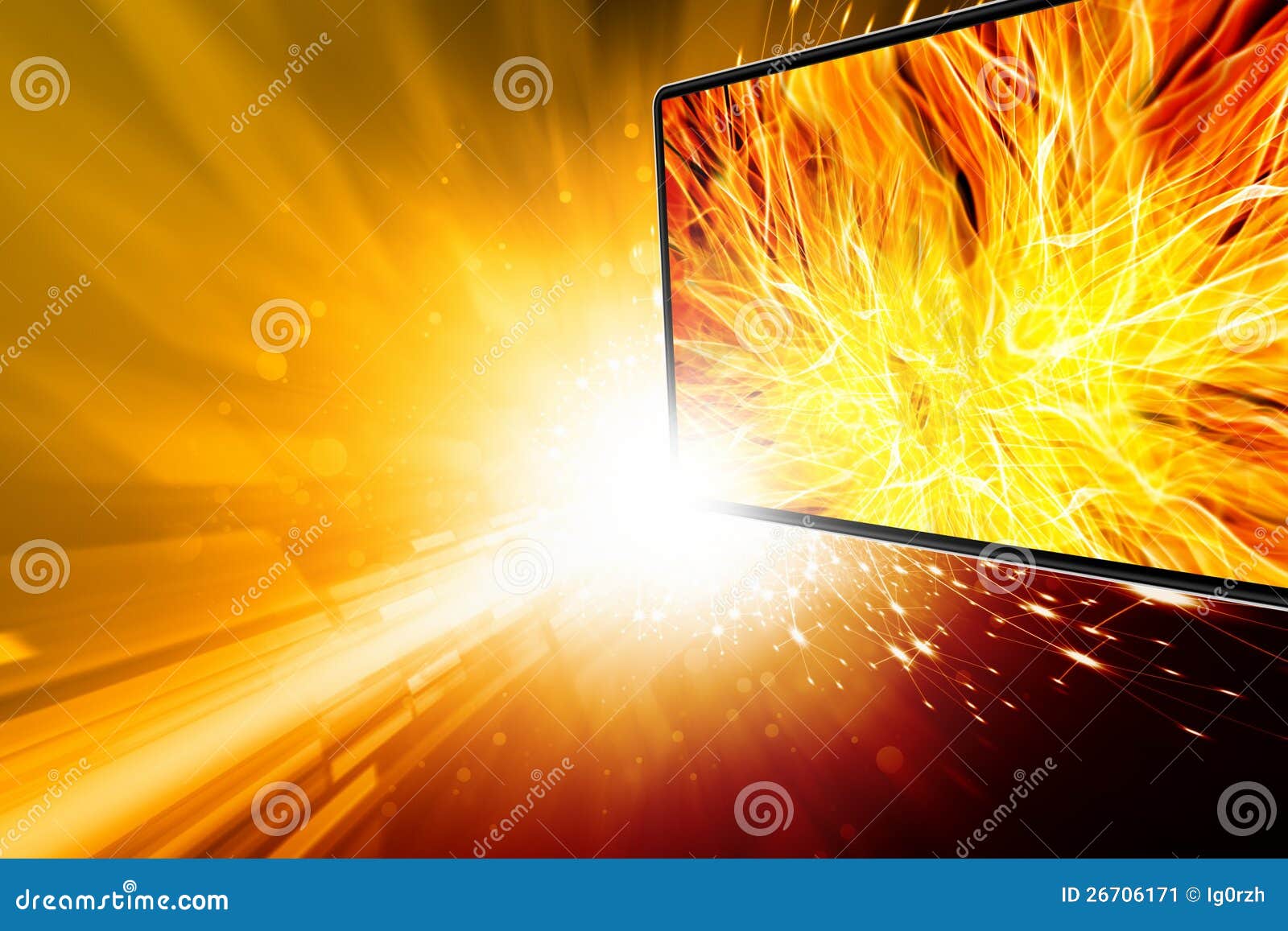 Abstract media background stock image. Image of monitor - 26706171