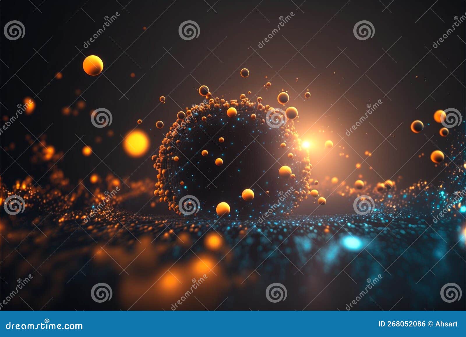 Abstract Medical Background. Artificial Intelligence. Science ...