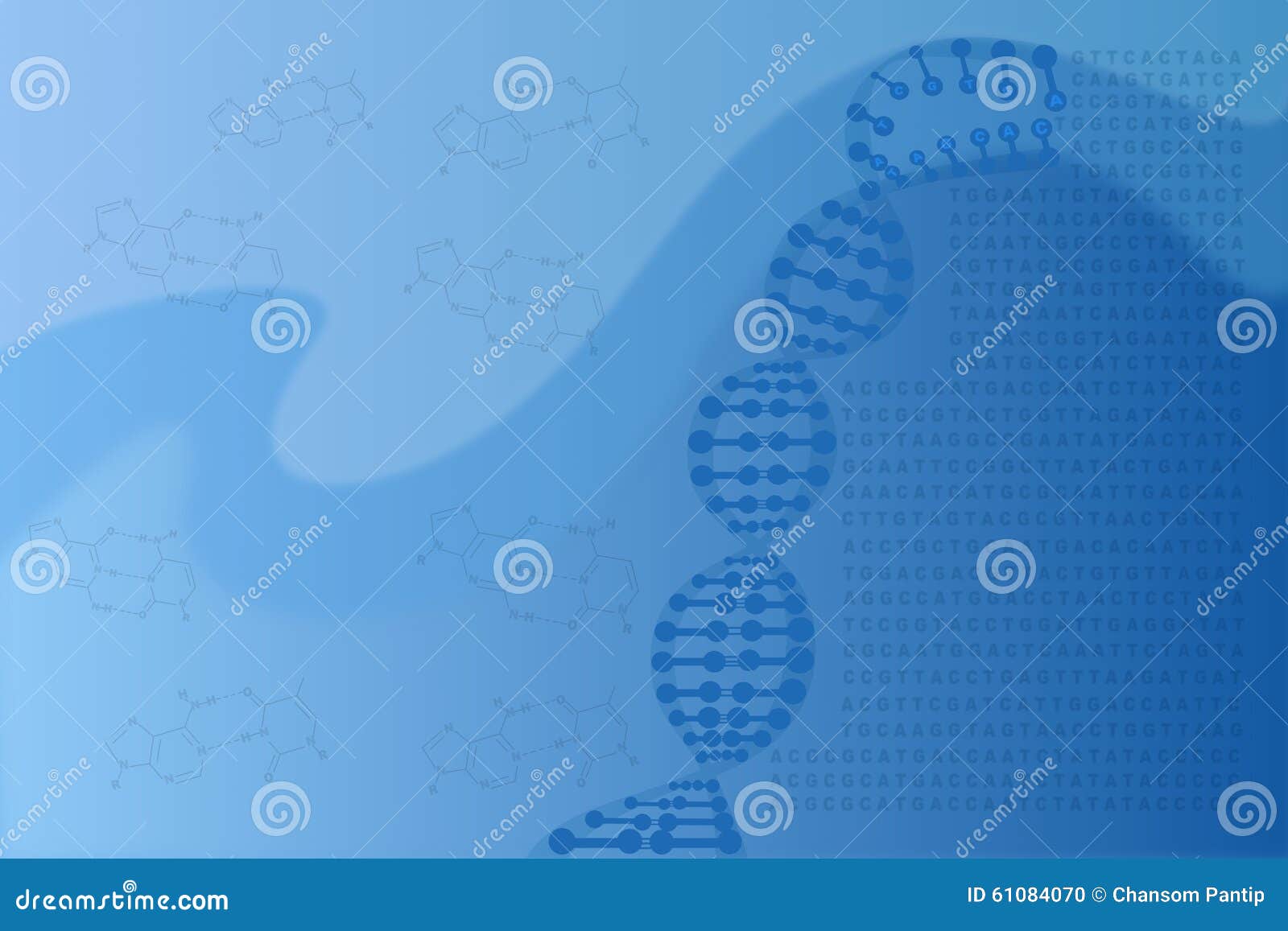 Abstract Medical Background with DNA Helix Concept, Genetic Code Stock ...