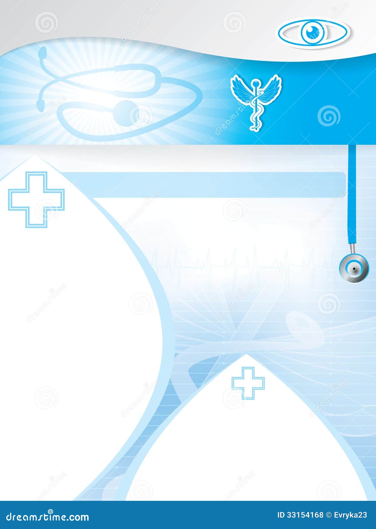 Abstract Medical Design Template Stock Vector - Illustration of energy ...