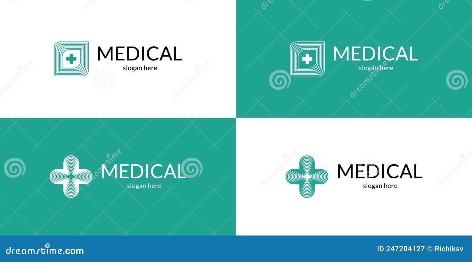 Abstract medical logo stock vector. Illustration of care - 247204127