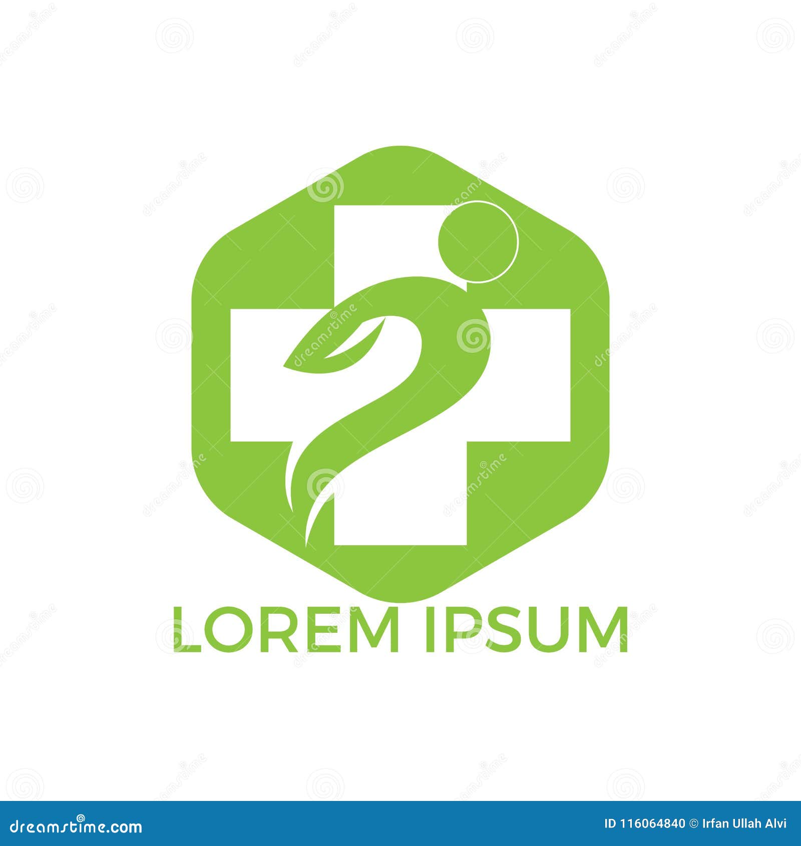 Abstract Medical Vector Logo Design Stock Vector Illustration Of