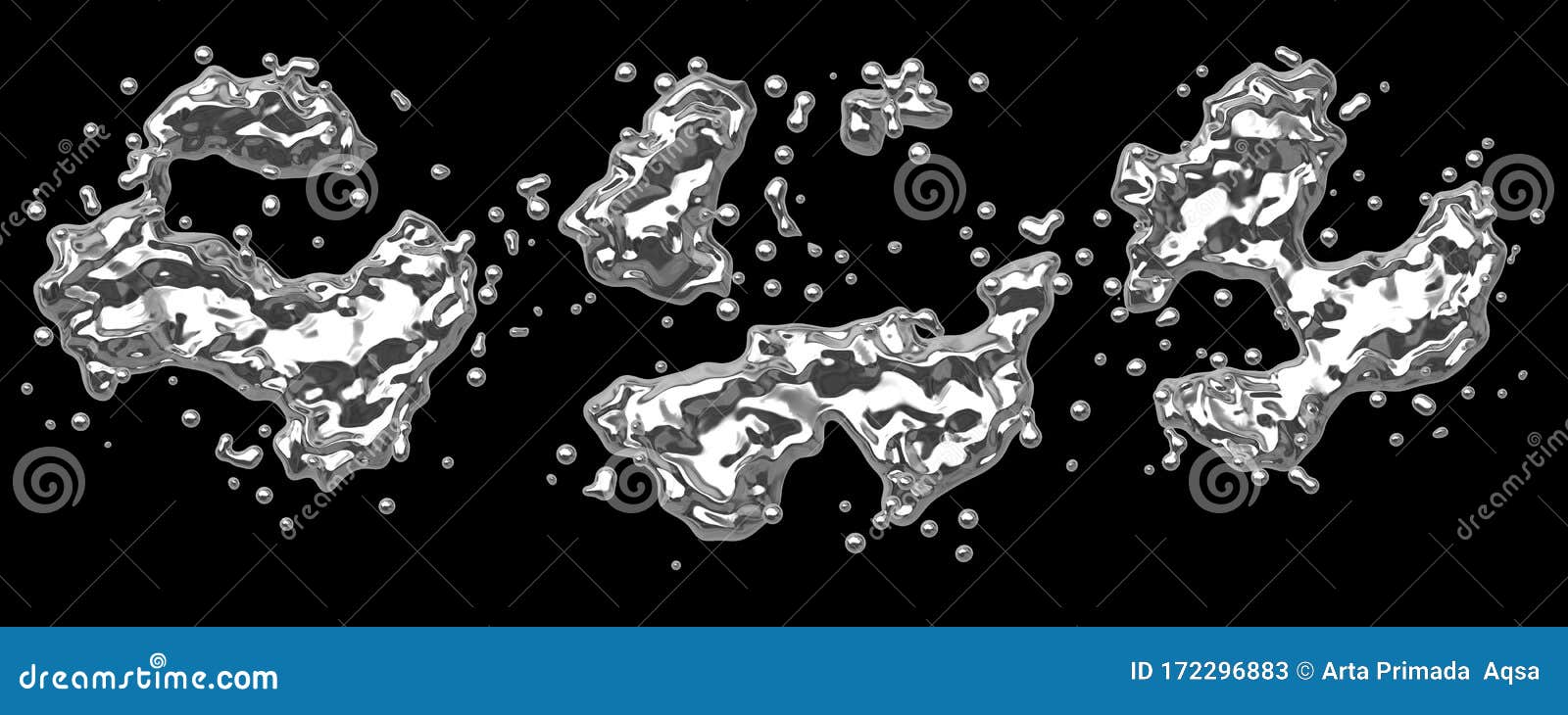 Abstract Melted Tin Background Stock Illustration - Illustration of ...
