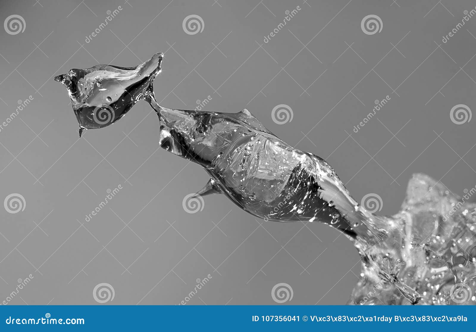 Abstract Melting Ice with Grey Background Stock Image - Image of nature ...