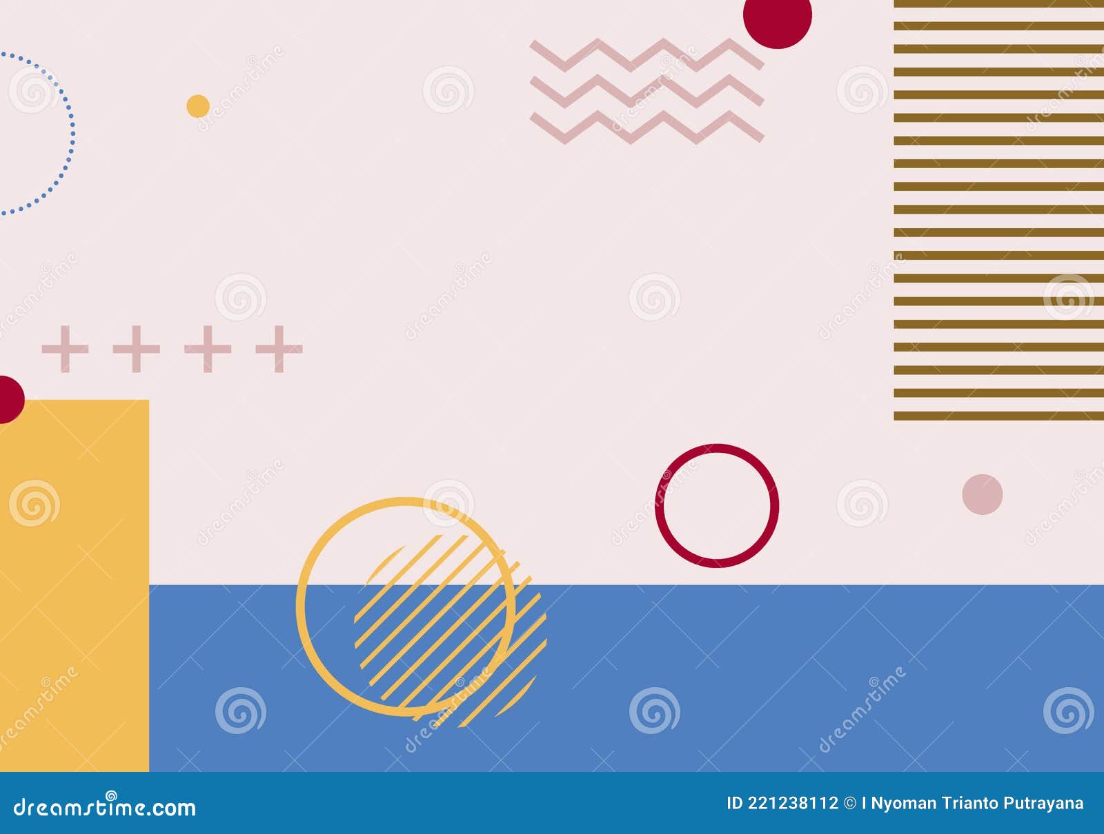 Abstract Memphis Background. Vector Illustration Stock Vector ...