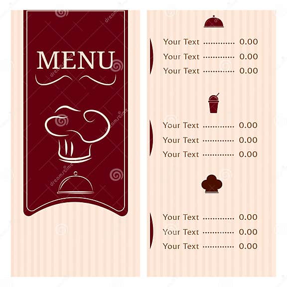 Abstract menu presentation stock vector. Illustration of background ...