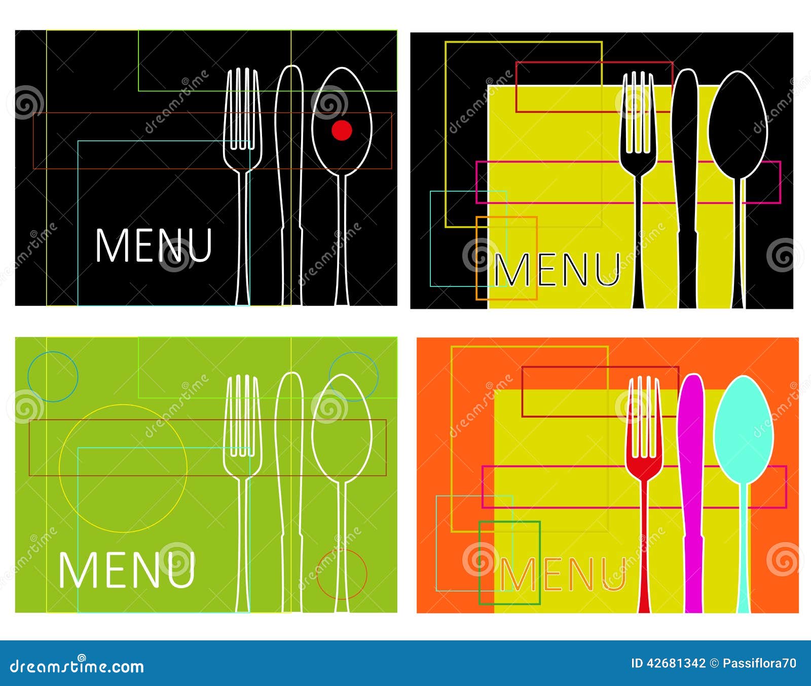 Abstract menu stock vector. Illustration of kitchen, menus - 42681342