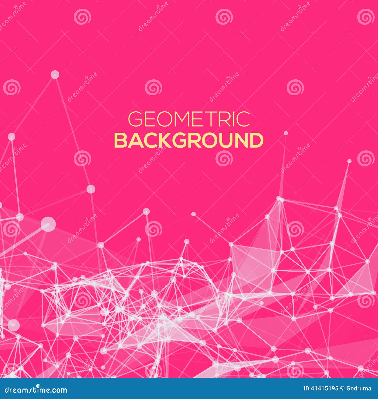 Abstract Mesh Background with Circles Stock Vector - Illustration of ...