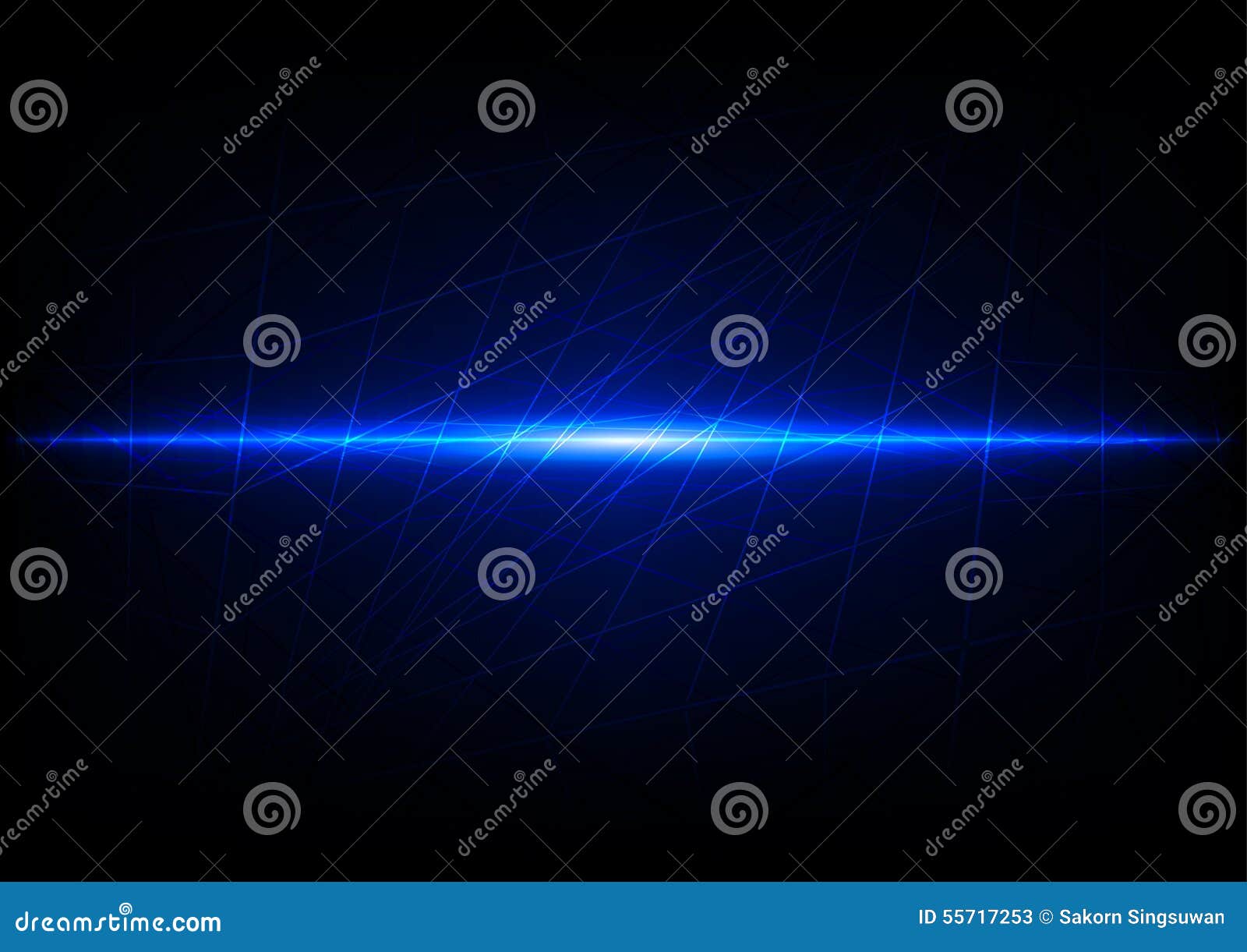 Abstract Mesh with Blue Light Background Stock Vector - Illustration of ...