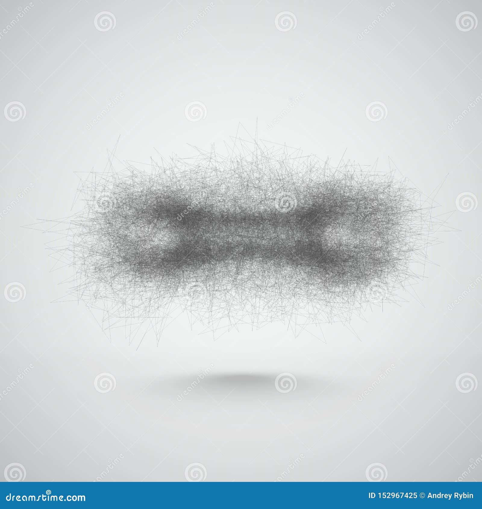 Abstract Mesh Body Explosion. Vector Illustration for Technology Design ...