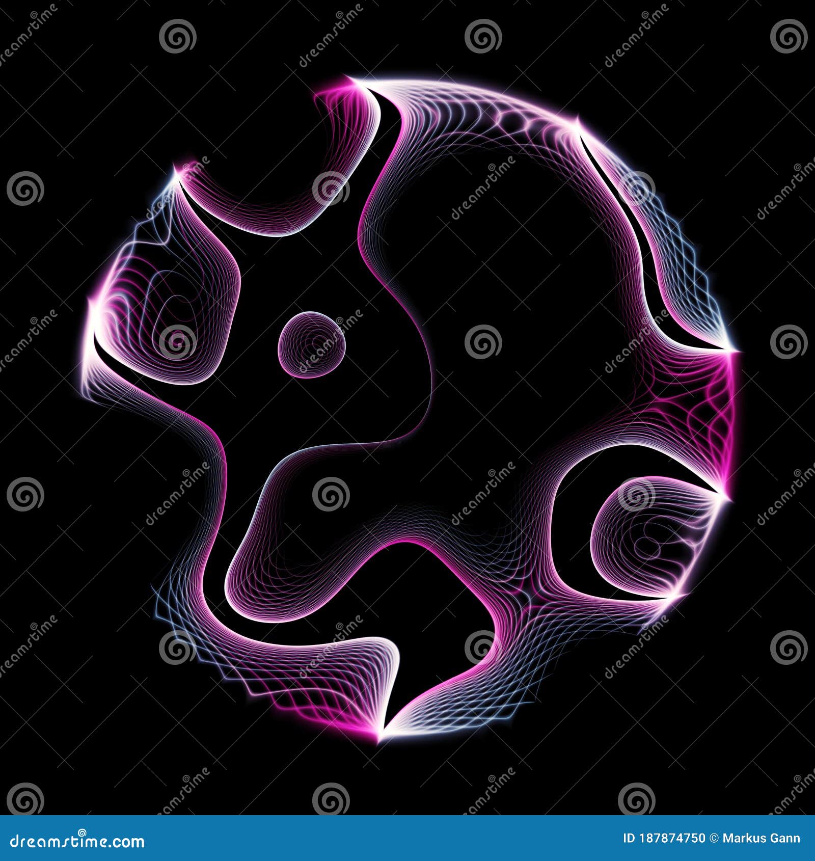 2D Mesh Circle Stencils Map Of Kuwait With Scratched Stamp Royalty-Free ...