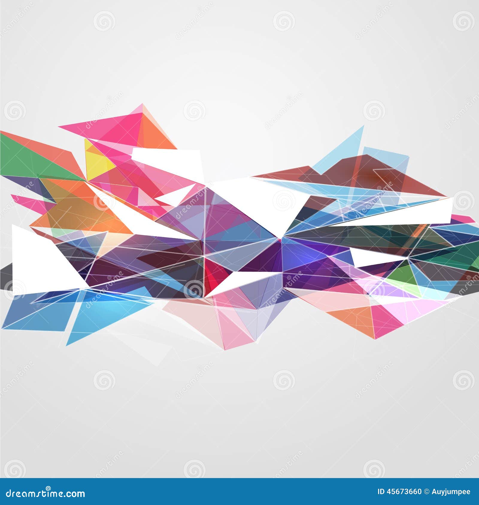 Abstract Mesh Colorful with Lines Template, Vector & Illustration Stock ...
