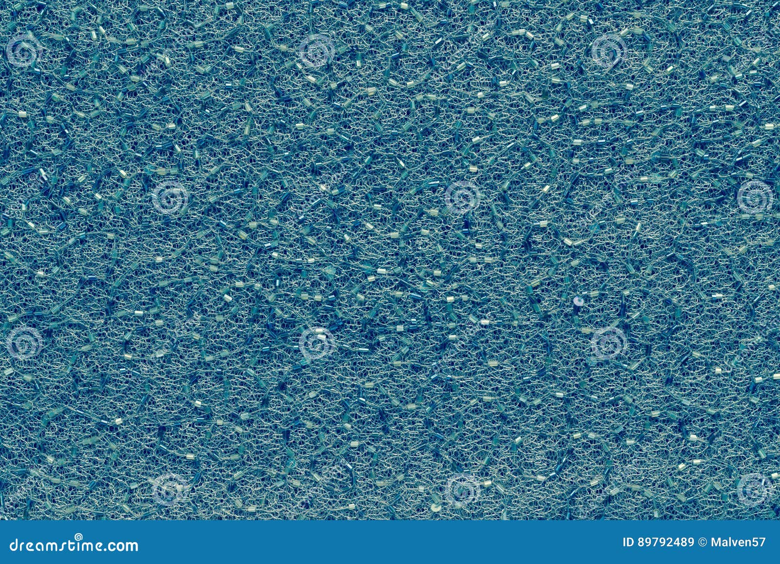 Abstract Mesh Fabric of Azure Color Stock Image - Image of spangle ...