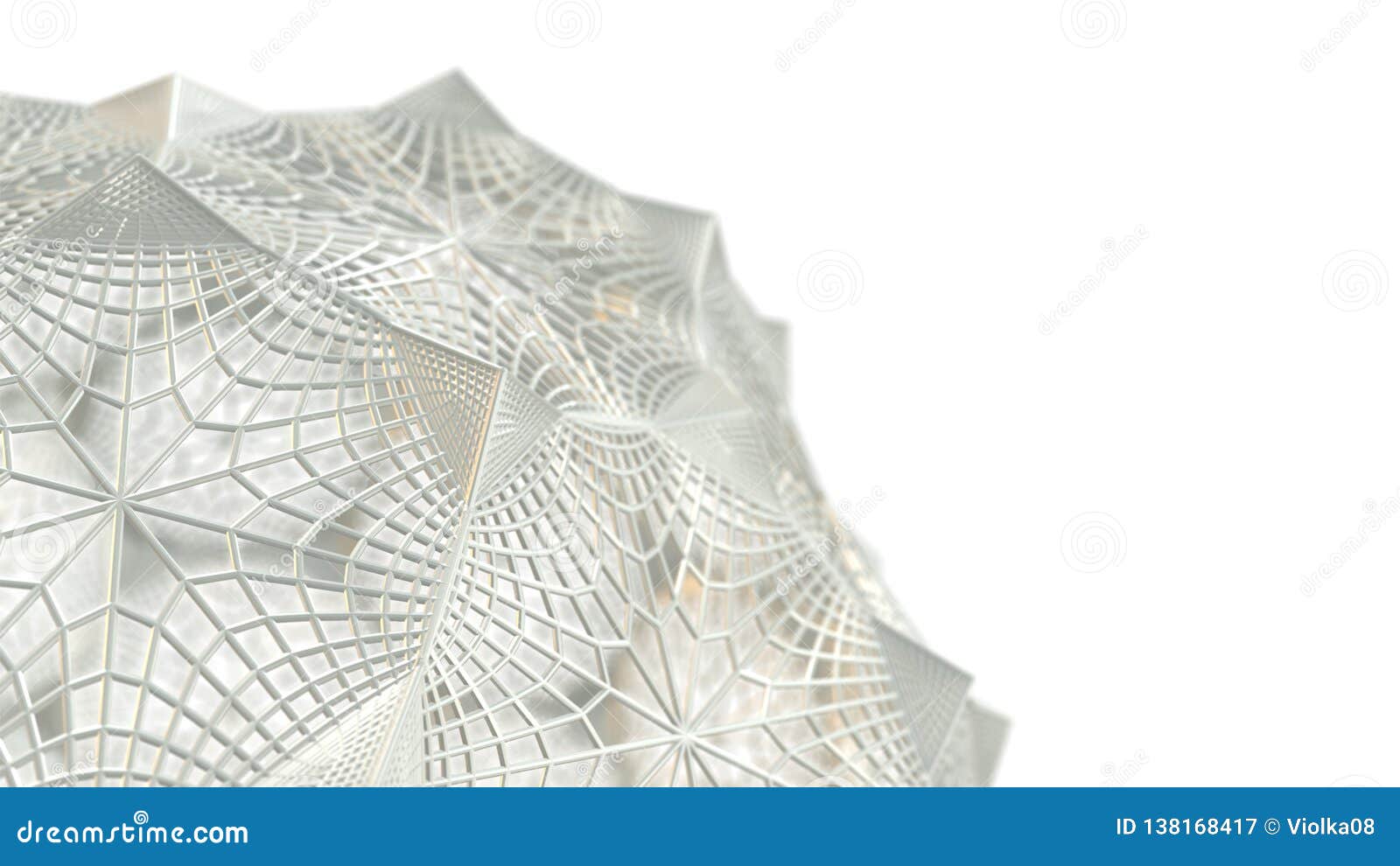 Abstract Mesh Fractal Model Stock Image - Image of point, form: 138168417