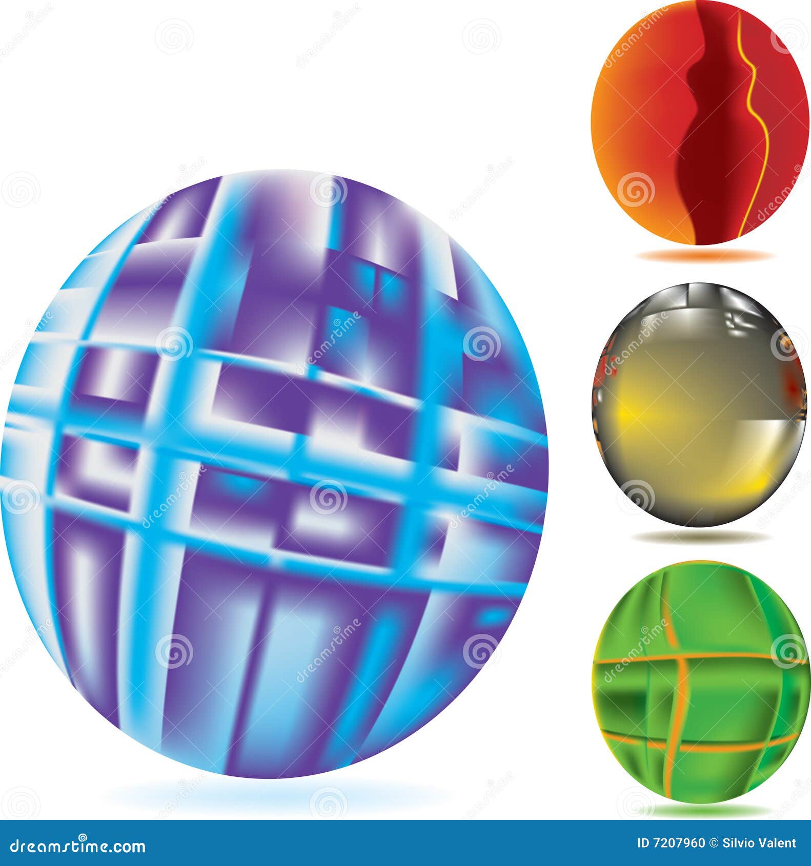 Abstract mesh sphere stock vector. Illustration of background - 7207960