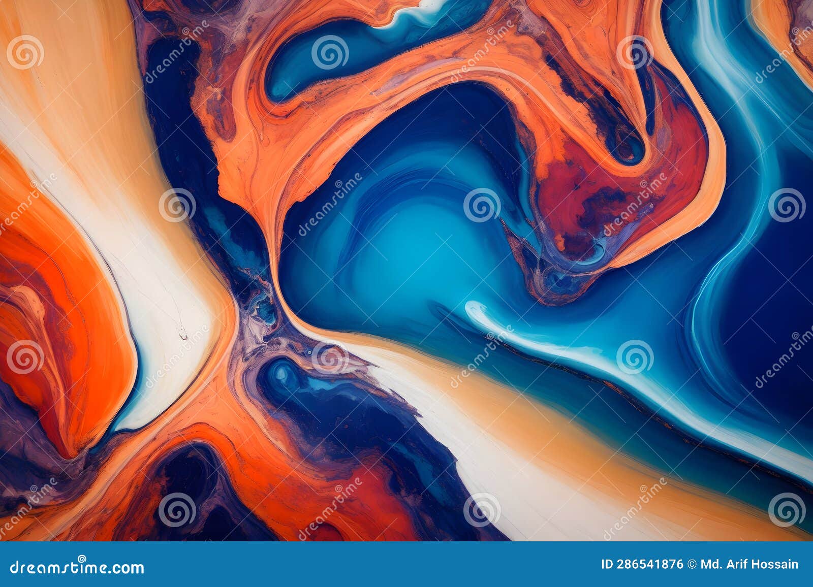 Abstract Mesmerizing Patterns Image Generated by Ai Stock Illustration ...