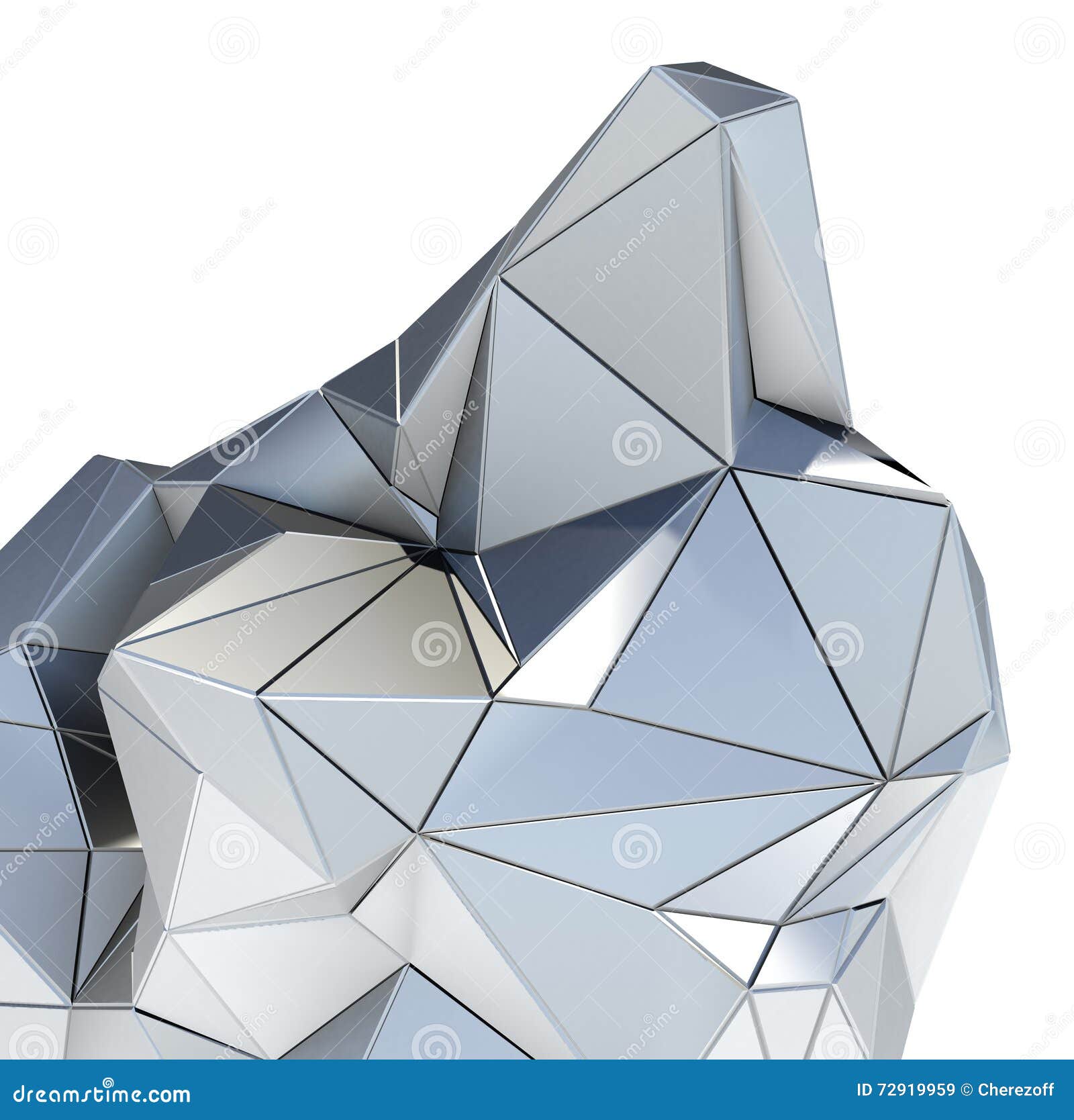 Abstract Metal Architectural Pattern on White Stock Image - Image of ...