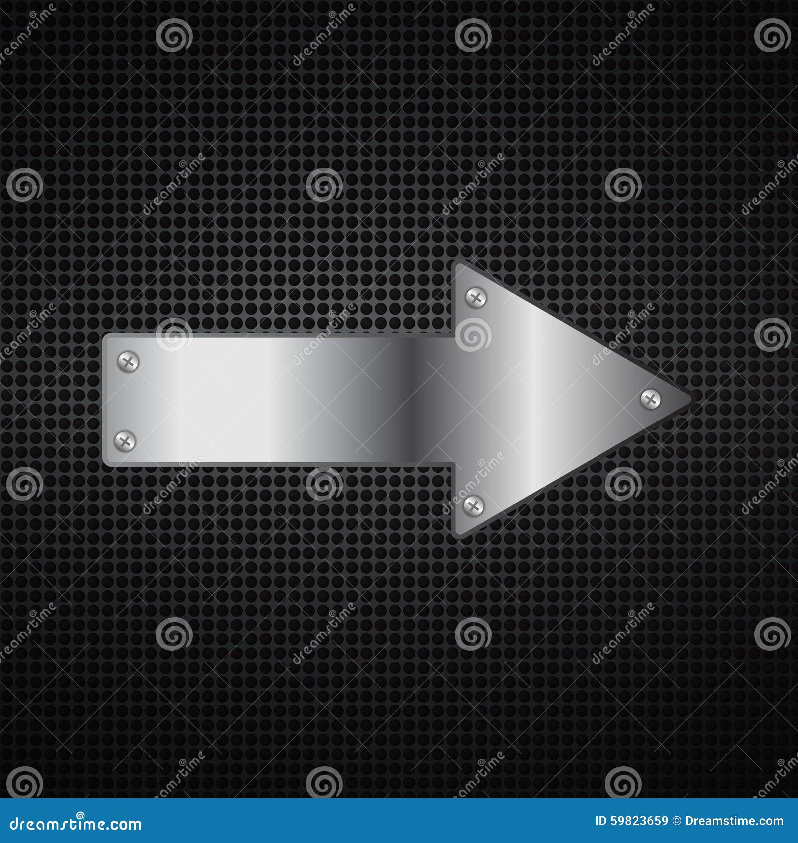 Abstract Metal Arrow Background Stock Vector - Illustration of aluminum ...
