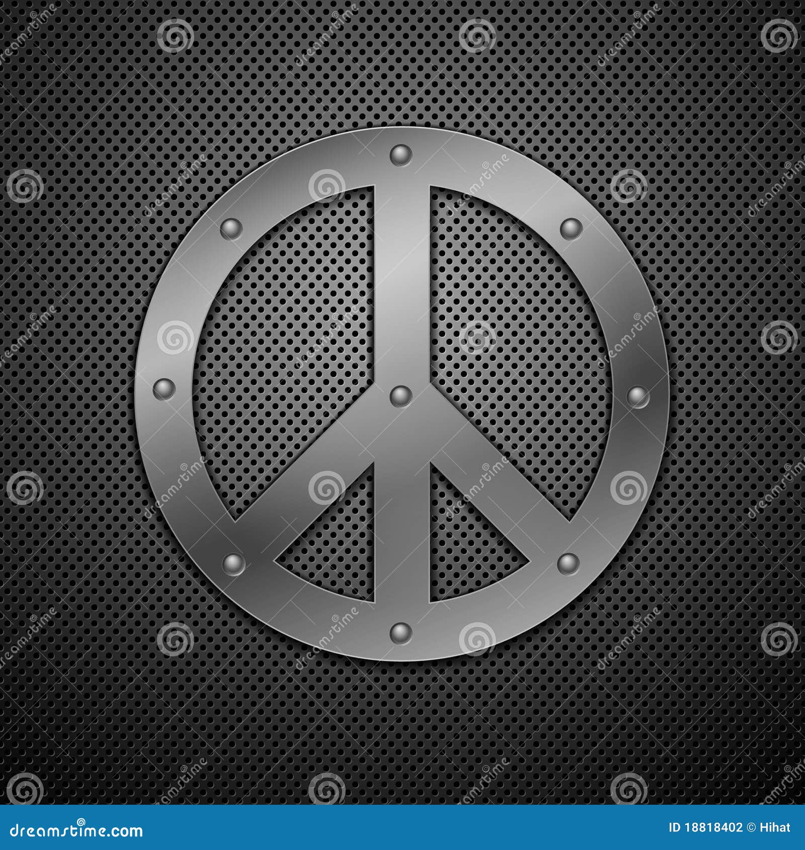 Abstract Metal Background with Pacific. Stock Vector - Illustration of ...