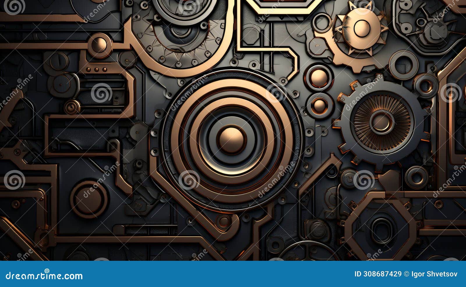 Old Mechanism Background Royalty-Free Stock Photography | CartoonDealer ...