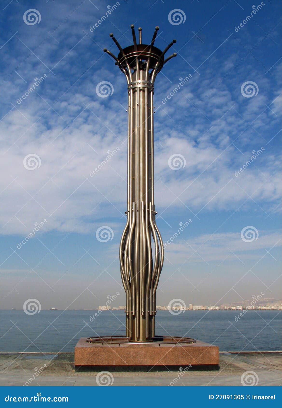 Abstract metal column stock image. Image of design, alsancak - 27091305