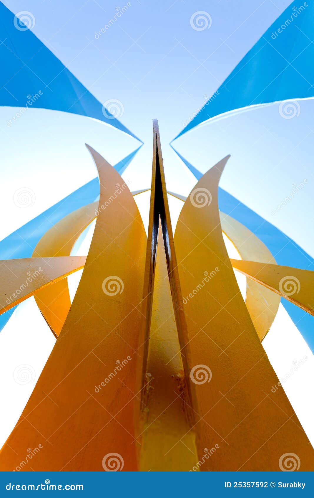 Abstract Metal Curve Shapes Stock Photo - Image of metal, outdoor: 25357592