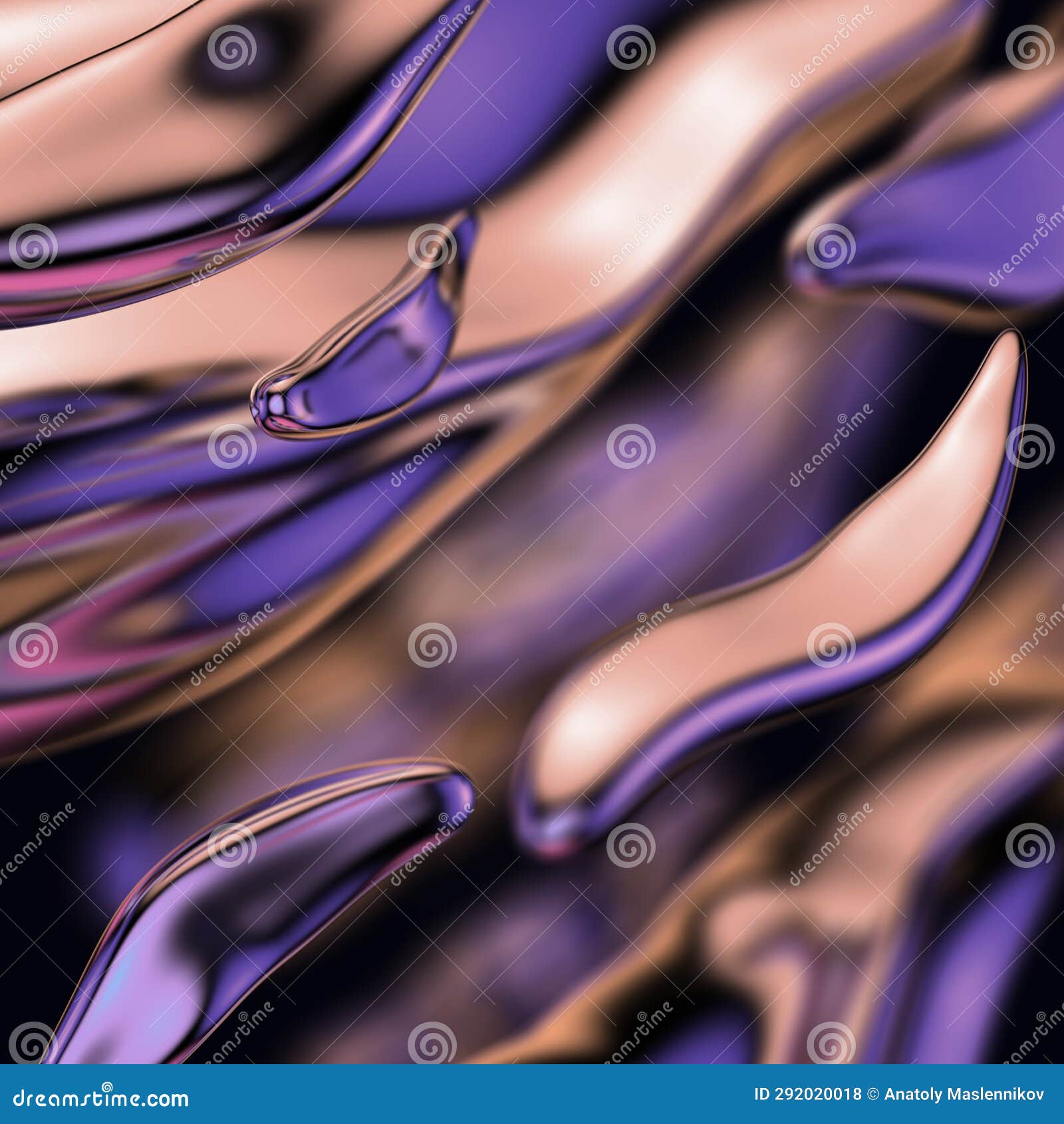 Abstract metal drops stock illustration. Illustration of pattern ...