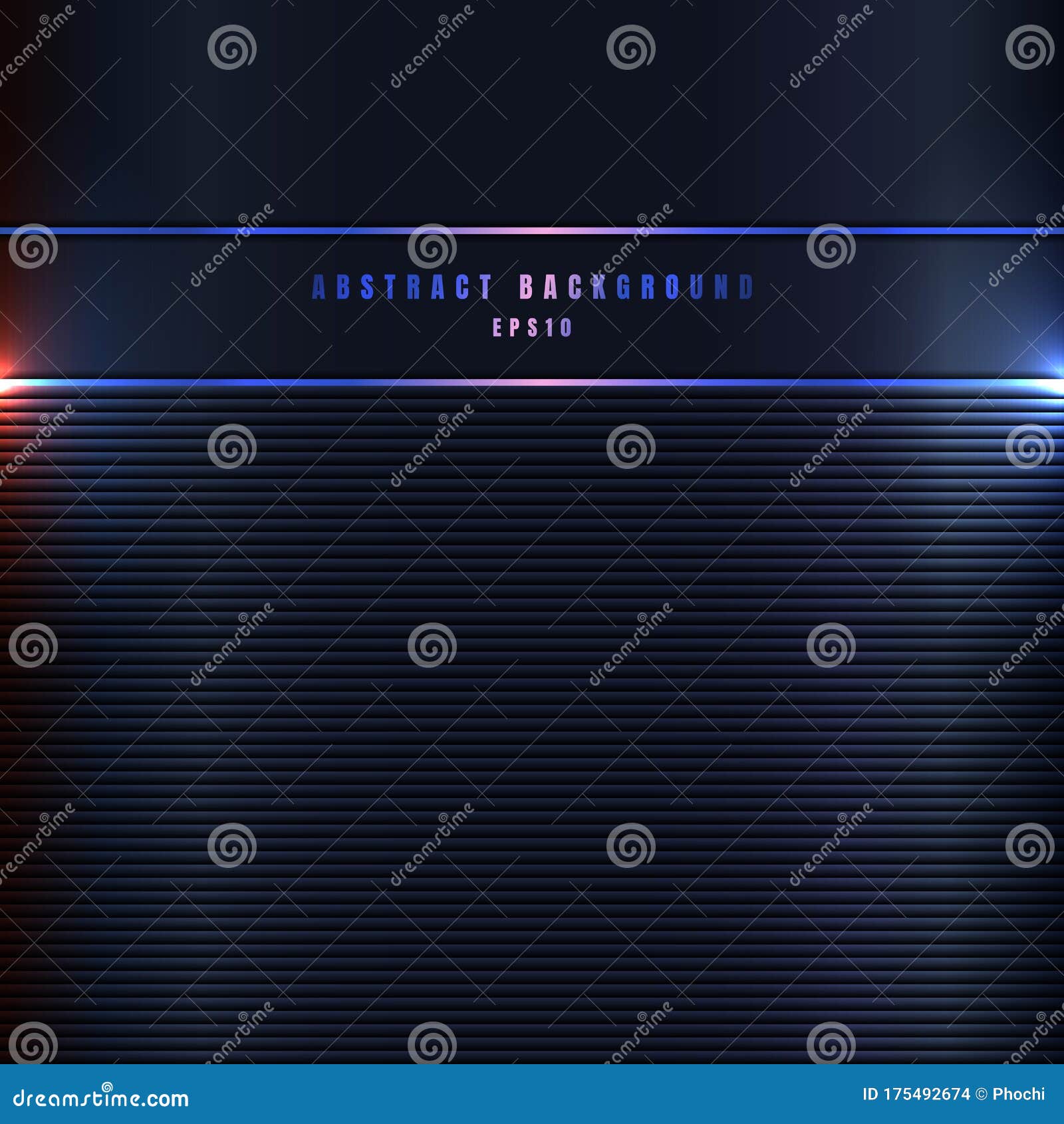 Abstract Metal Lines with Lighting Effect on Dark Blue Metallic ...