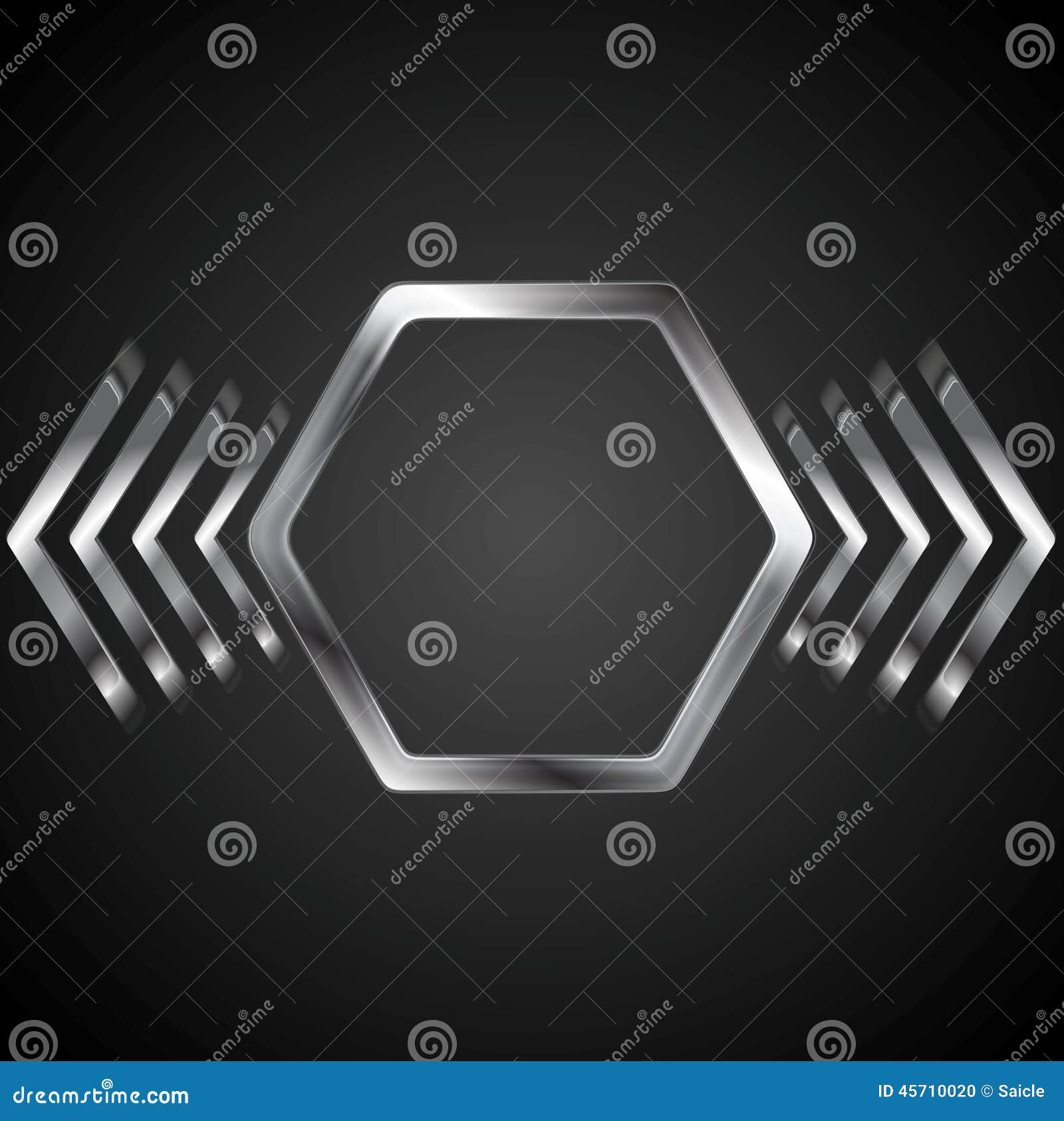Metal 10D Logo Isolated On White Background With Reflection Effect. 3d ...