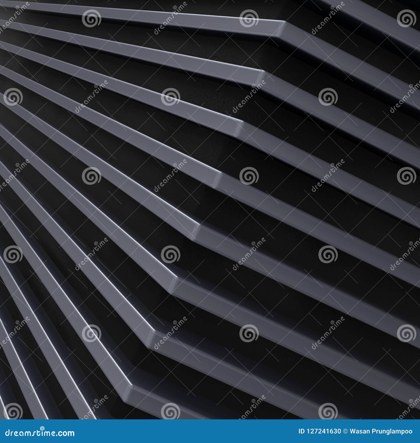 The Abstract Metal Pattern Background. 3D Illustration. Stock Photo ...