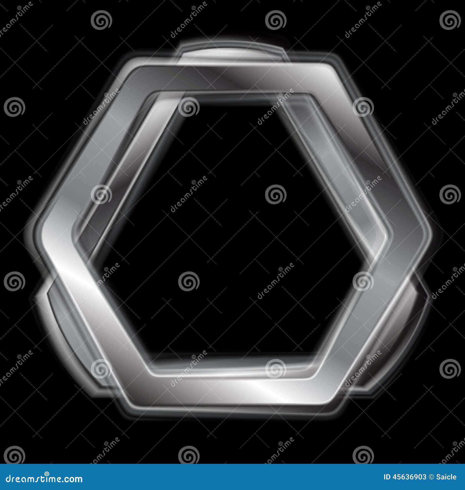 Abstract Metal Shape Logo Design Stock Vector - Illustration of ...