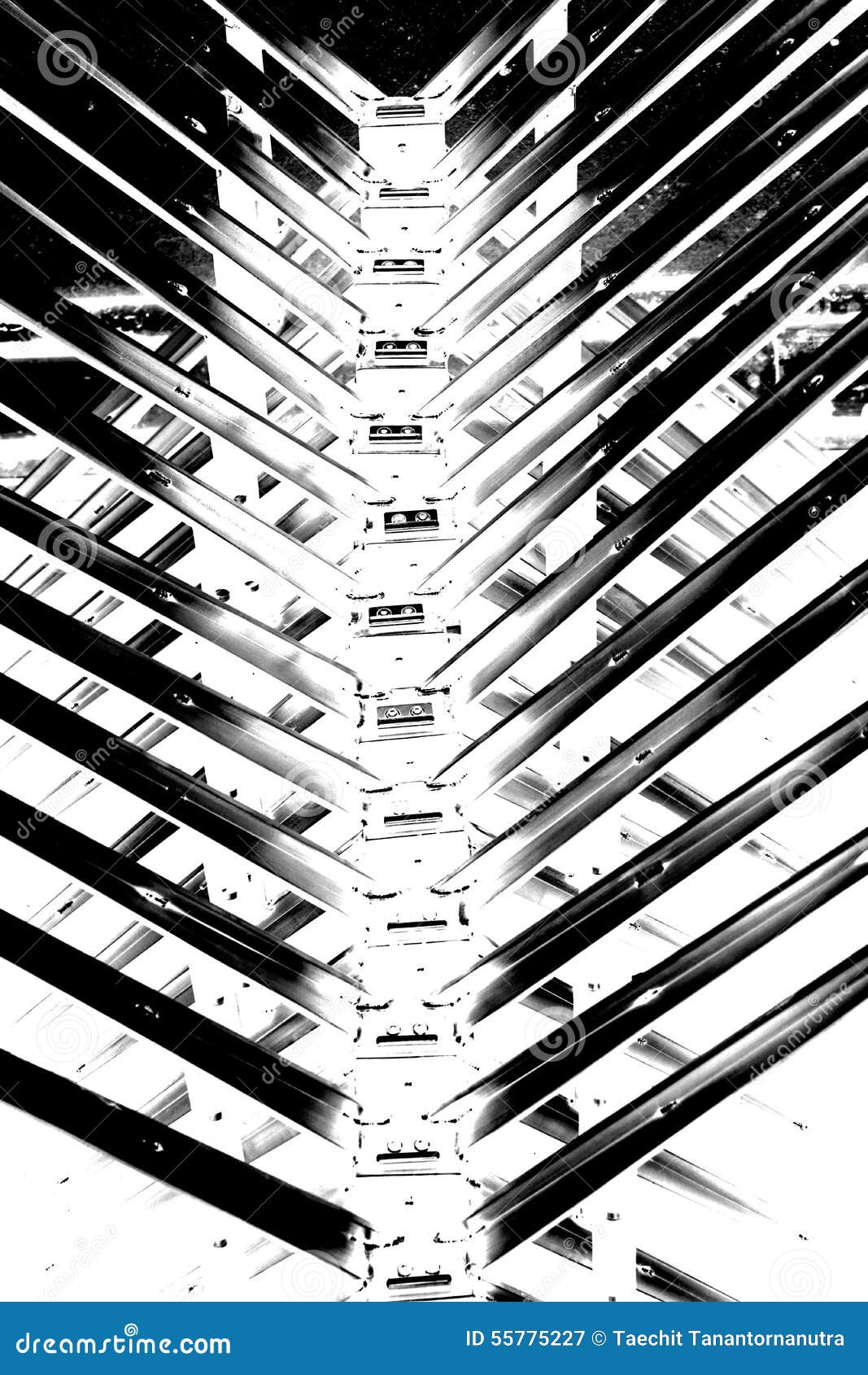 Abstract metal spine stock image. Image of abstract, structure - 55775227