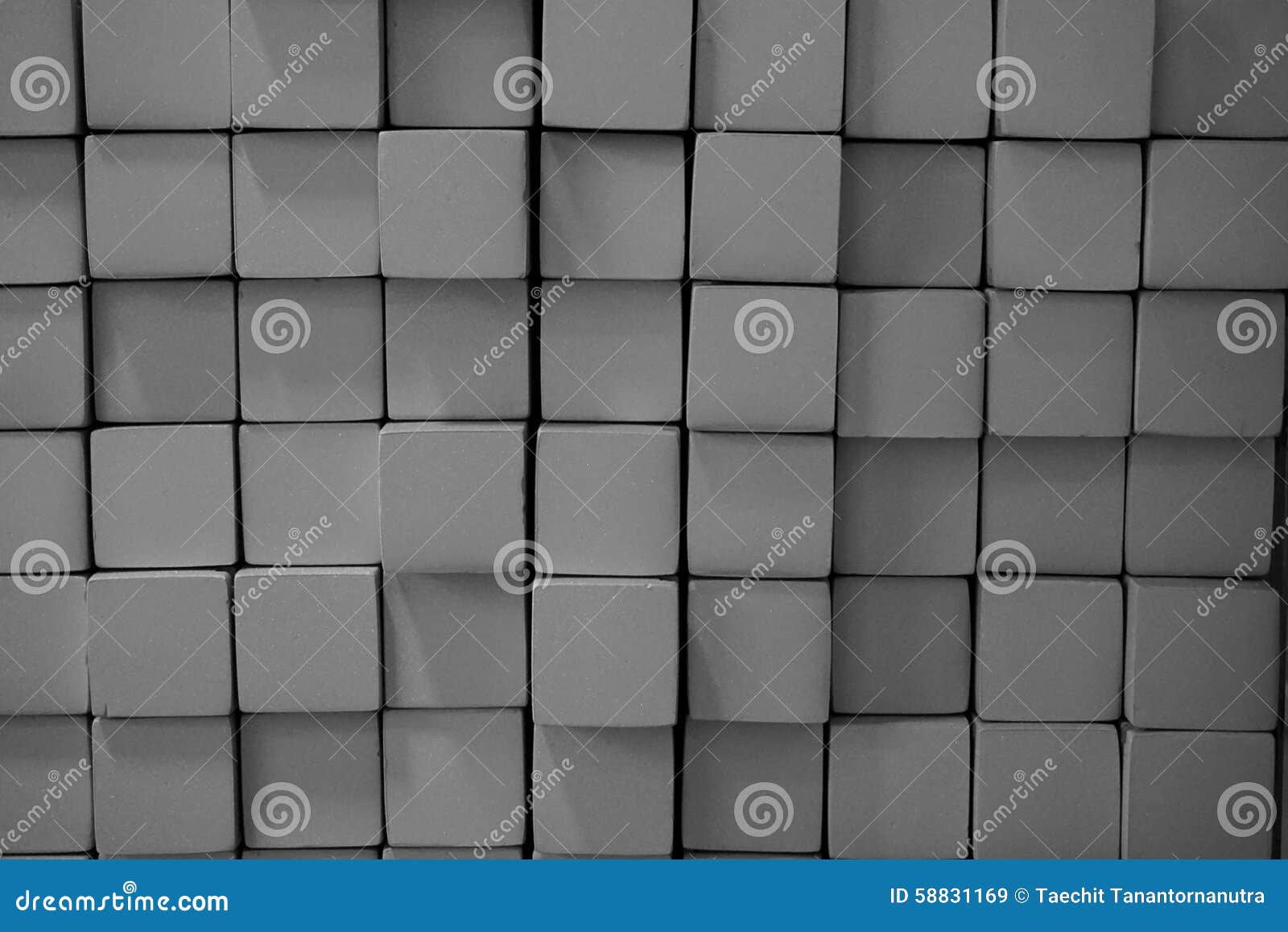 Abstract Metal Square Block Stock Image - Image of profile, industry ...