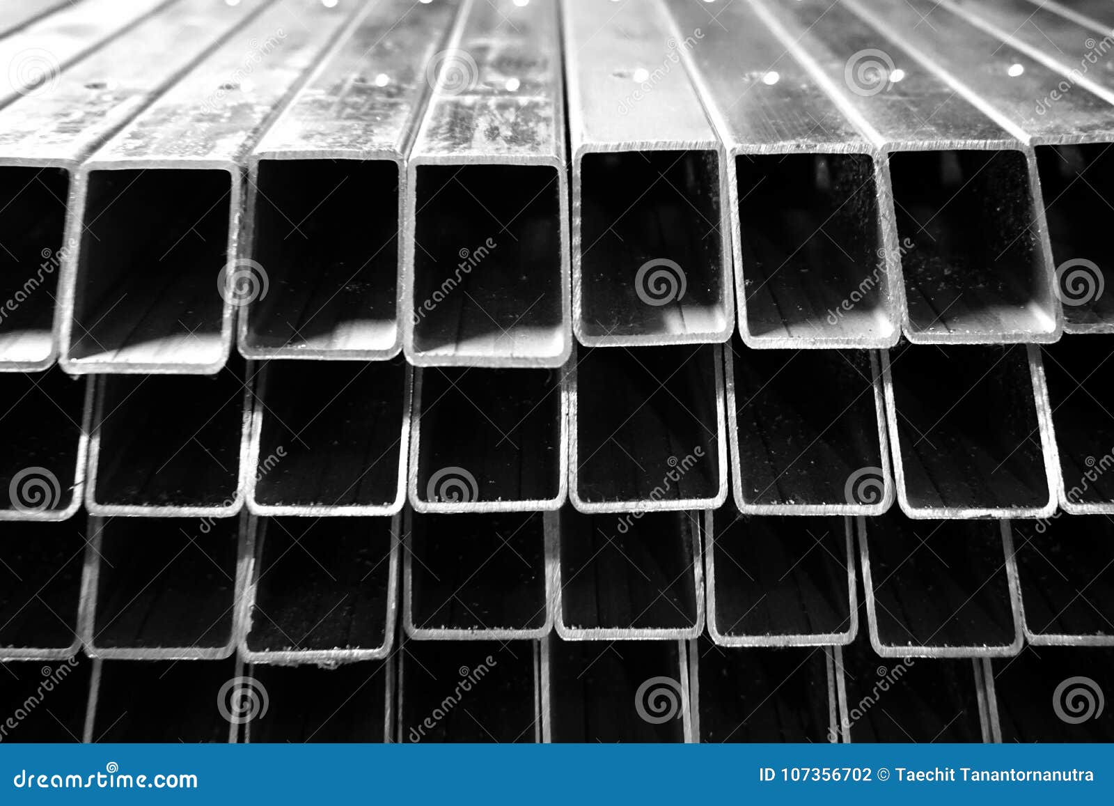 Metal square shape stock photo. Image of stainless, metallic - 107356702