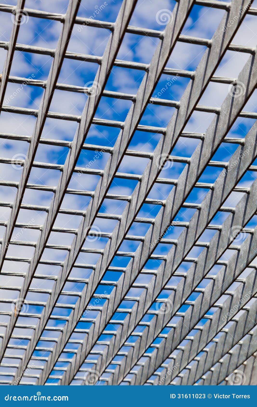 Abstract Metal Structure stock image. Image of grid, concept - 31611023